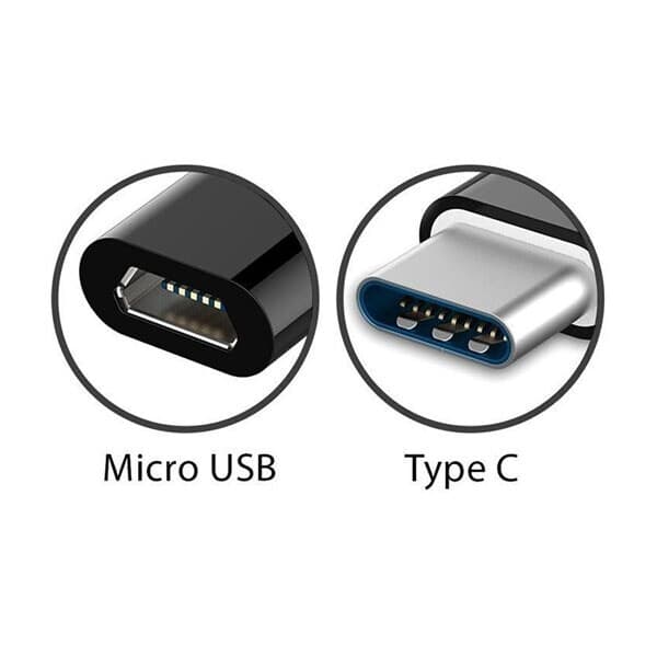 Adapter USB-C til Micro-USB - sølv - Elkjøp | Elkjøp