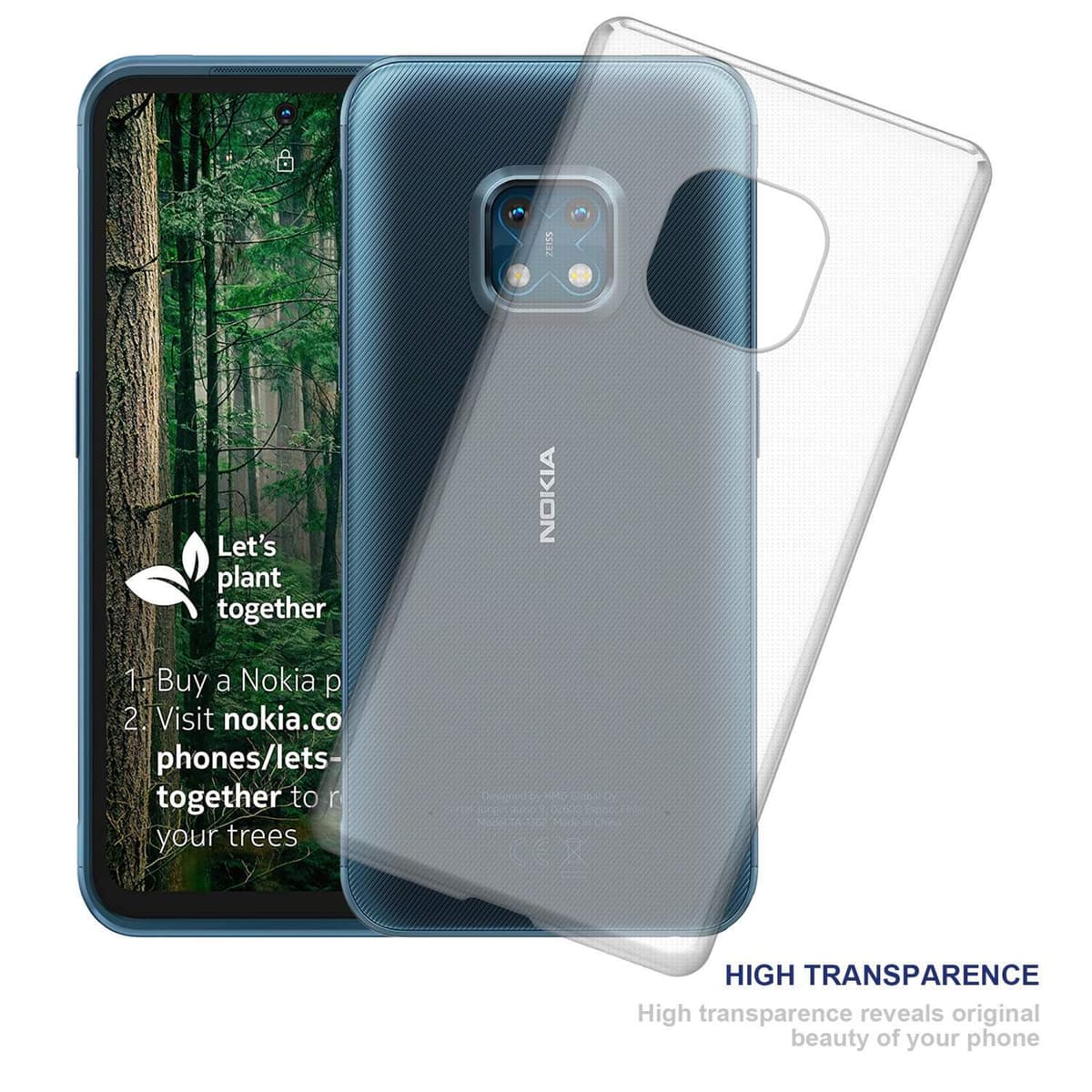 Nokia XR20 deksel case cover (gjennomsiktig) - Elkjøp | Elkjøp