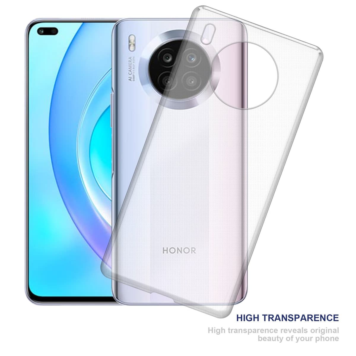 Honor 50 LITE deksel case cover (gjennomsiktig) - Elkjøp