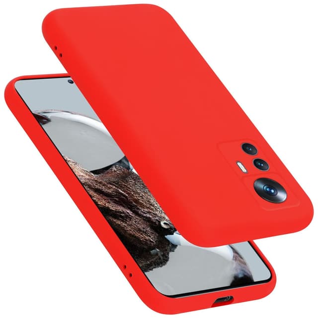 Xiaomi 12T / 12T PRO deksel case cover (rød) - Elkjøp