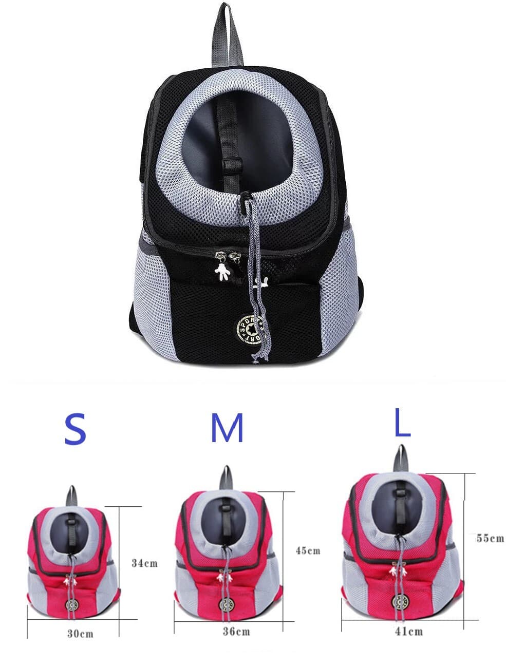 Håndveske ryggsekk for hund (L) Svart - Elkjøp | Elkjøp