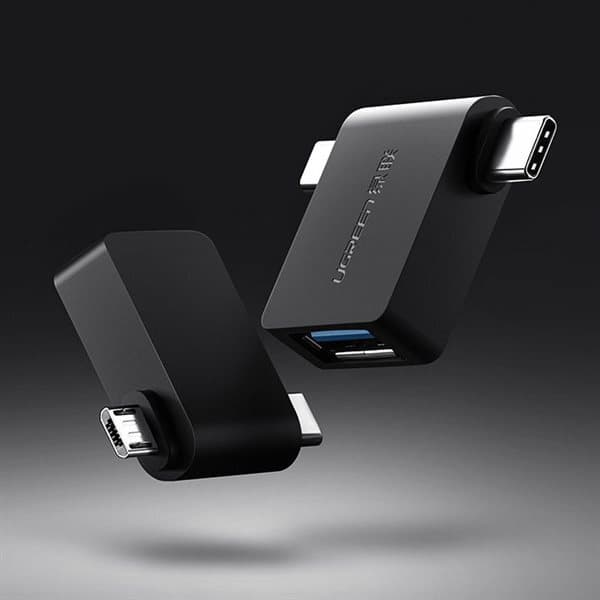 Ugreen USB-adapter OTG USB 3.2 Gen 1 till USB-C & microUSB - Elgiganten