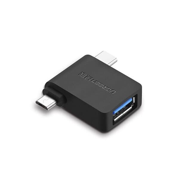 Ugreen USB-adapter OTG USB 3.2 Gen 1 till USB-C & microUSB - Elgiganten - Elgiganten