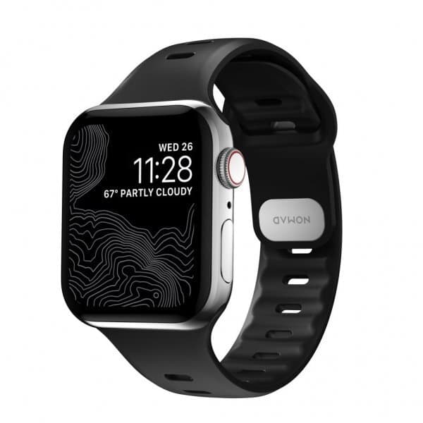 NOMAD Apple Watch 42/44/45mm/Apple Watch Ultra Armbånd Sport Slim Band ...
