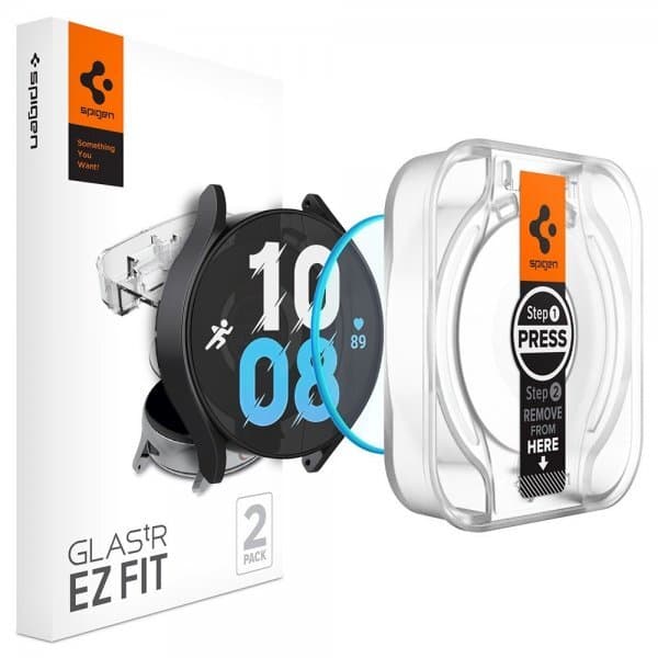 Spigen Samsung Galaxy Watch 6 40mm Skärmskydd GLAS.tR EZ Fit 2-pack ...