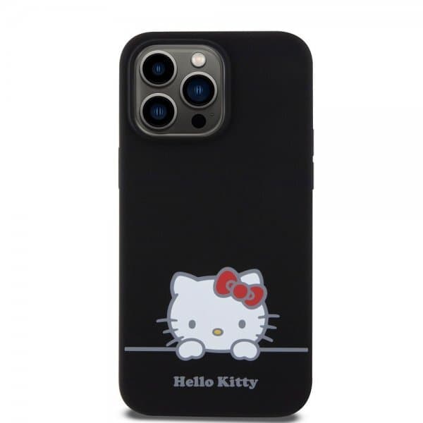 Hello Kitty iPhone 15 Pro Max Deksel Liquid Silicone Svart - Elkjøp ...