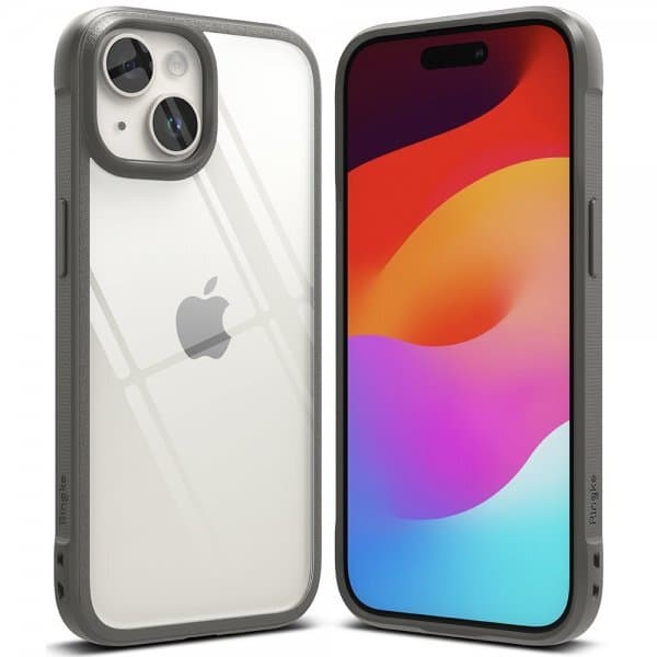Ringke iPhone 15 Deksel Fusion Bold Grå - Elkjøp