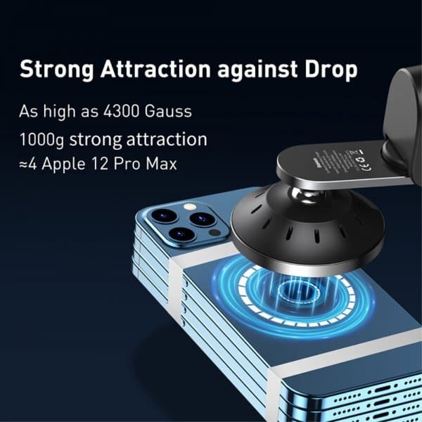 Baseus Bilhållare Big Energy Trådlös laddning MagSafe - Elkjøp | Elkjøp