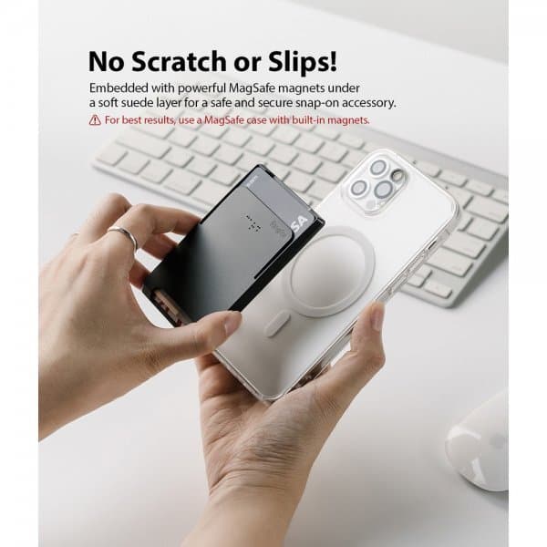 Ringke Magnetic Slot Card Holder MagSafe Svart - Elkjøp