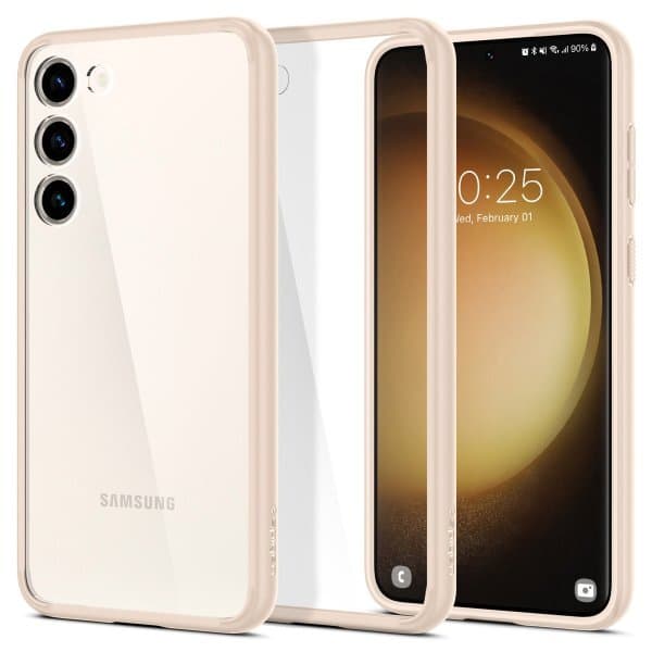 Spigen Samsung Galaxy S23 Deksel Ultra Hybrid Sand Beige - Elkjøp