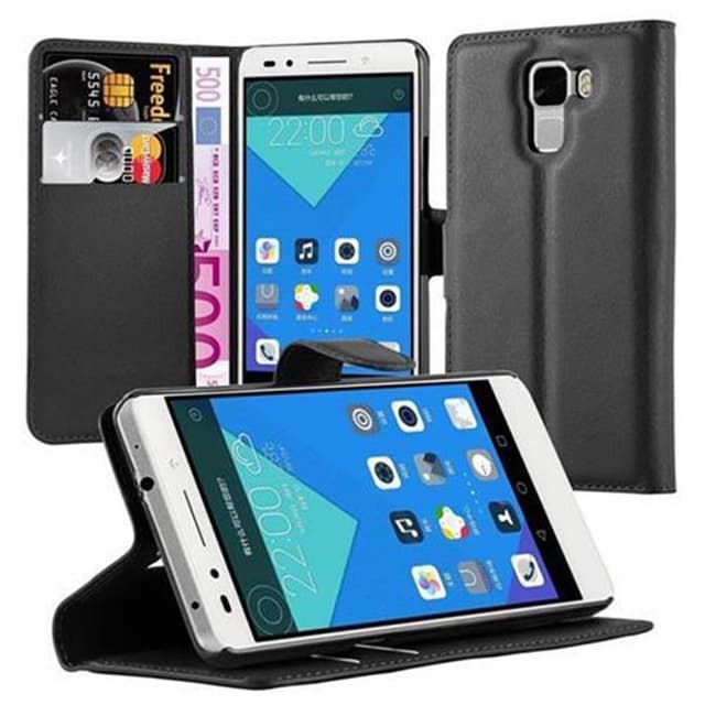 Honor 7 lommebokdeksel etui (svart) - Elkjøp