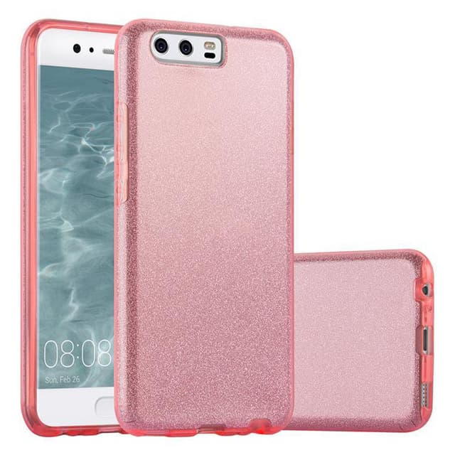 Huawei P10 Deksel Glitter (rosa) - Elkjøp