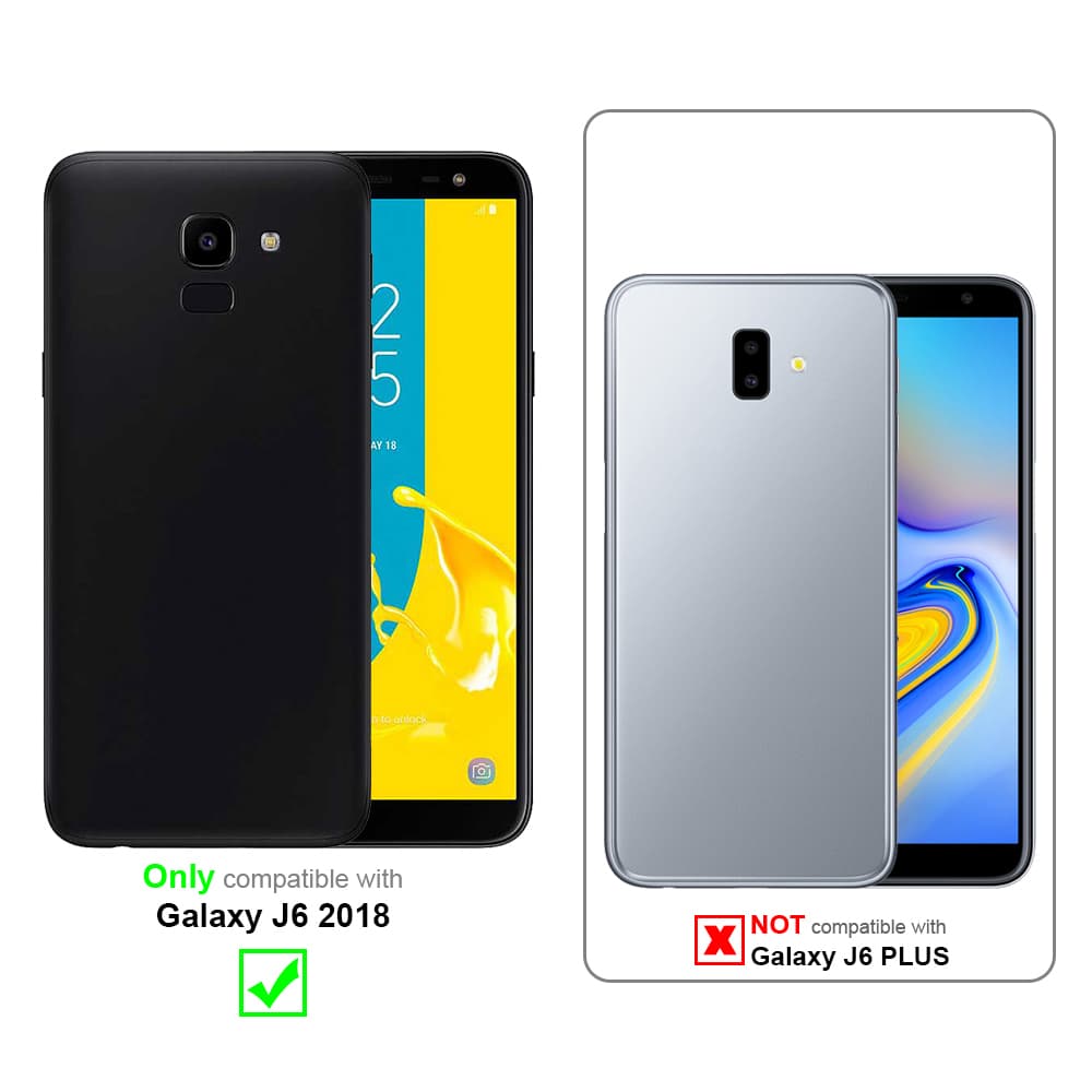 Samsung Galaxy J6 2018 Deksel med Halskjede (rød) - Elkjøp