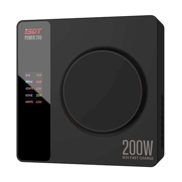 ISDT Power 200 - Smart USB-laddare 200W - Elgiganten - Elgiganten