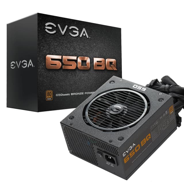 PSU EVGA 650W BQ Hybrid Modular Bronze Rated - Elgiganten - Elgiganten