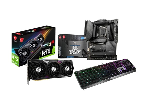 MSI GF RTX 3070 Ti GAMING X TRIO 8G + MAG Z690 TOMAHAWK WIFI DDR4 ...