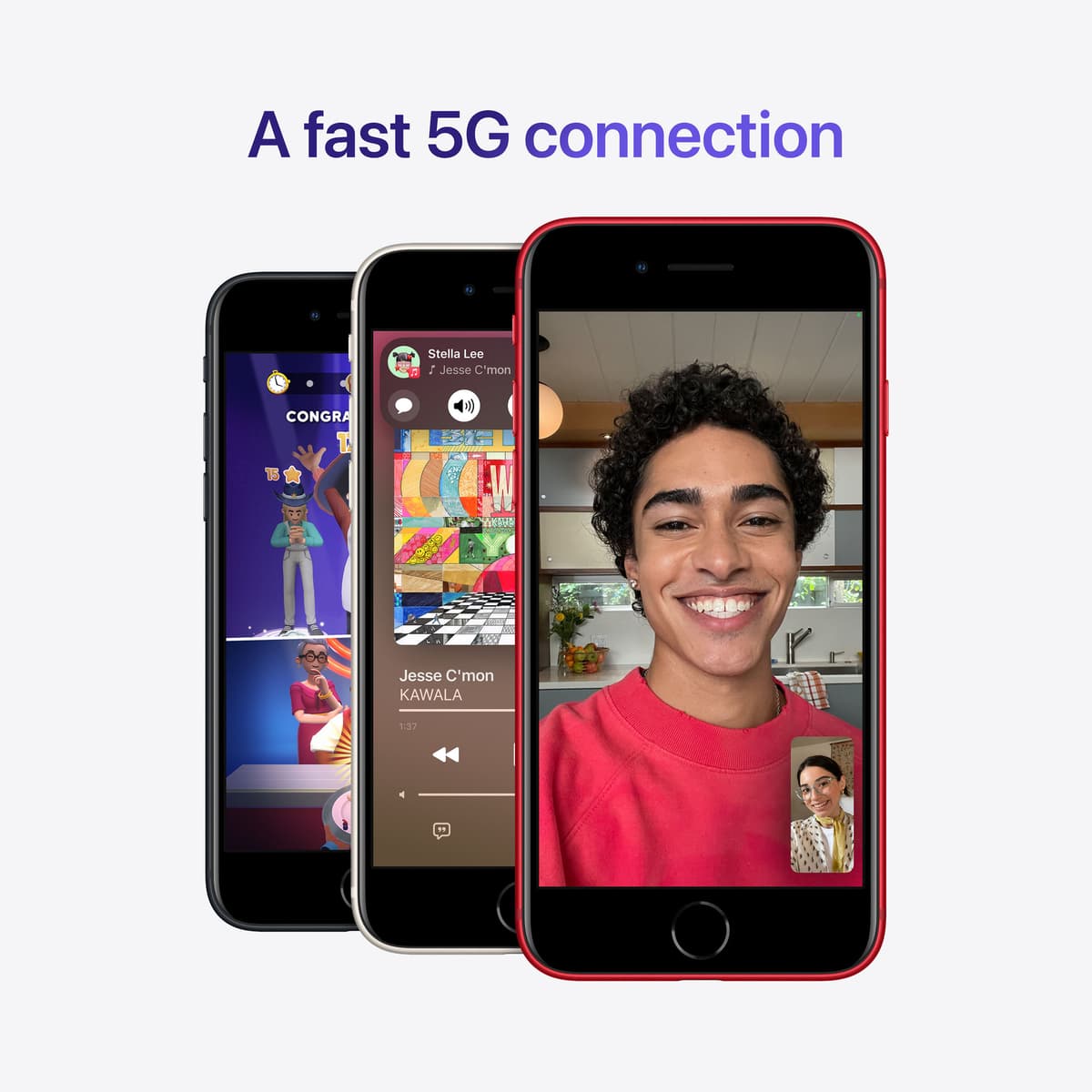 iPhone SE Gen. 3 smartphone 128GB (midnight) | Elgiganten