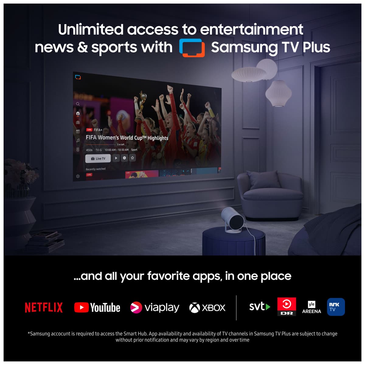 Samsung The Freestyle 2. gen smart projektor - Elkjøp | Elkjøp