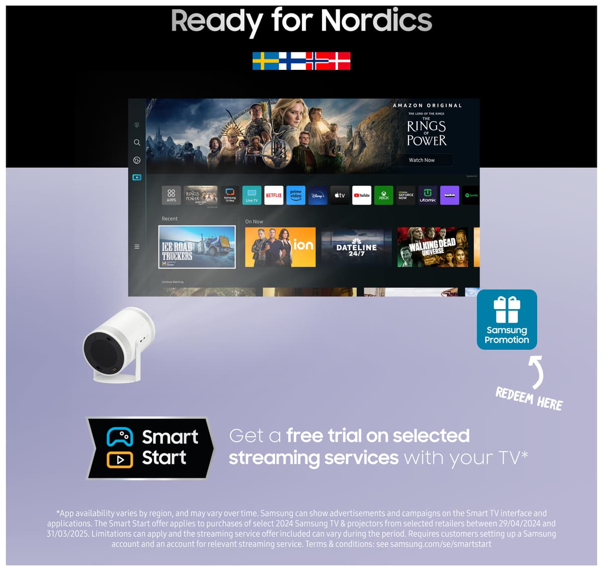 Samsung The Freestyle 2. gen smart-projektor | Elgiganten | Elgiganten