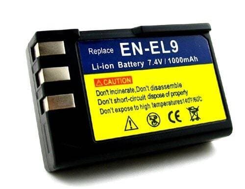 Nikon EN-EL9 / EN-EL9a kameran akku 1150 mAh Li-Ion -akku - Gigantti