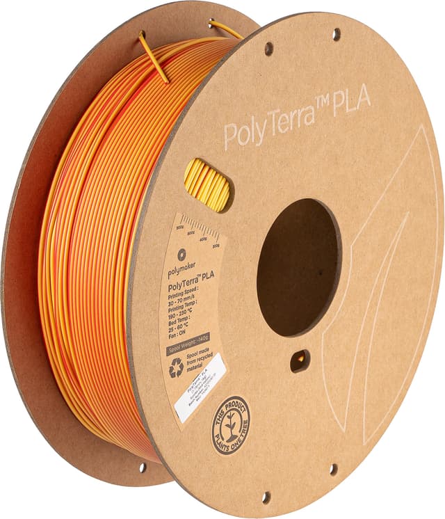 Polymaker - PolyTerra PLA Dual - Sunrise (Red-Yellow) - 1.75mm - 1kg ...