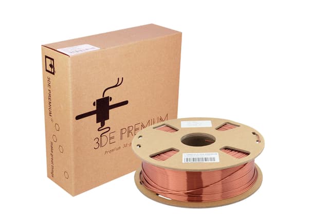 3DE Premium - PLA Silky - Red Copper - 1.75mm - 1kg / Default Title ...