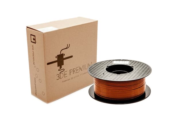 3DE Premium - PLA - Leather Brown - 2.85mm - 1kg / Default Title - Elkjøp