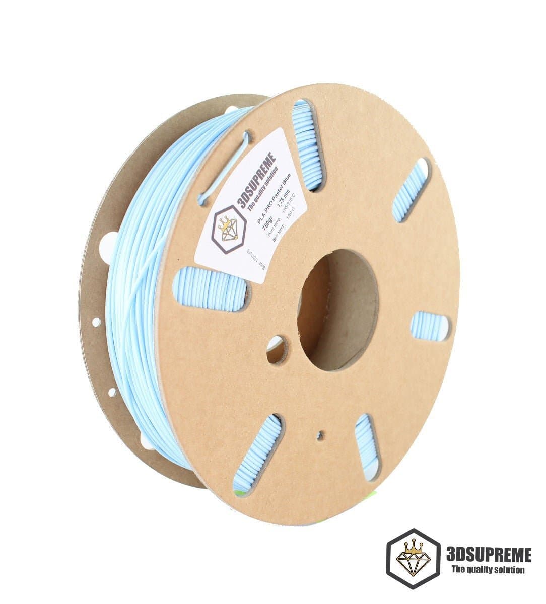 3DSUPREME - PLA PRO - Pastel Blue - 1.75mm - 750g / Default Title - Elkjøp
