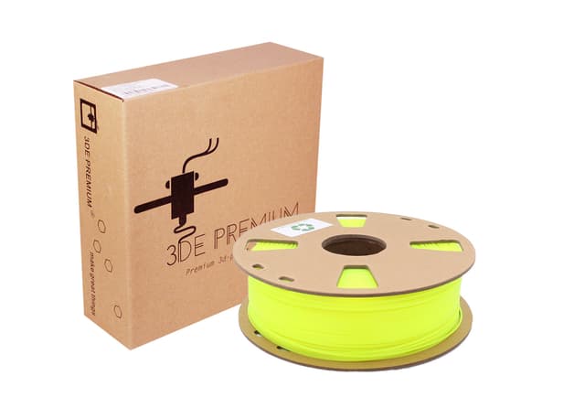 3DE Premium - PLA Fluorescent - Neon Yellow - 2.85mm - 1kg / Default ...