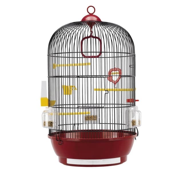 Fågelbur Diva 40x71cm, rundad, svart - Elgiganten - Elgiganten