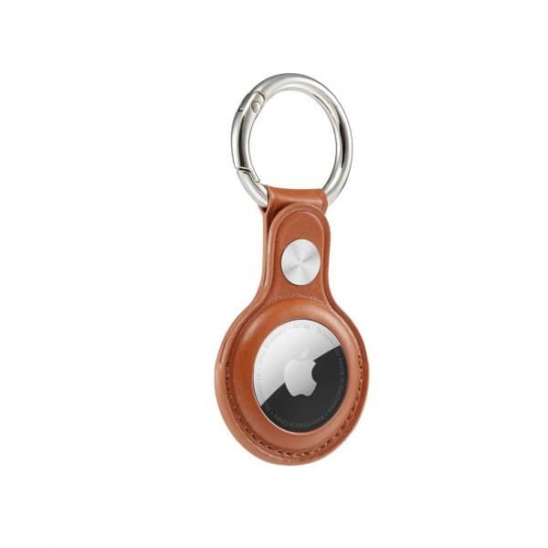 Krusell Apple AirTag Hållare Keyring Brun - Elgiganten