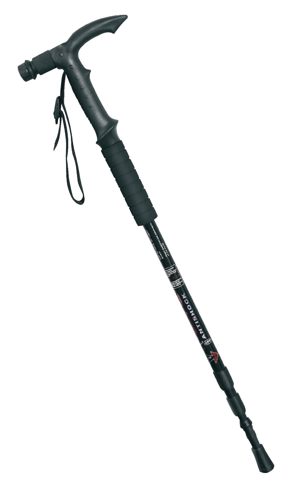 Gåstav Monopod 141 cm Svart - Elkjøp
