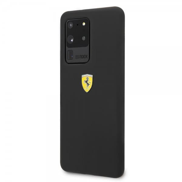 Ferrari Samsung Galaxy S20 Ultra Deksel med Logo Svart - Elkjøp