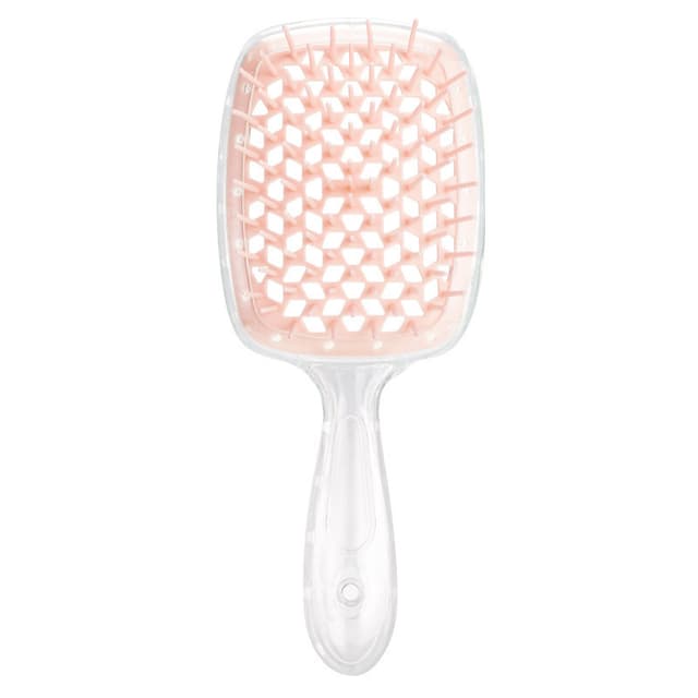 Detangling hårborste Massage Curl Comb Ljusrosa - Elgiganten