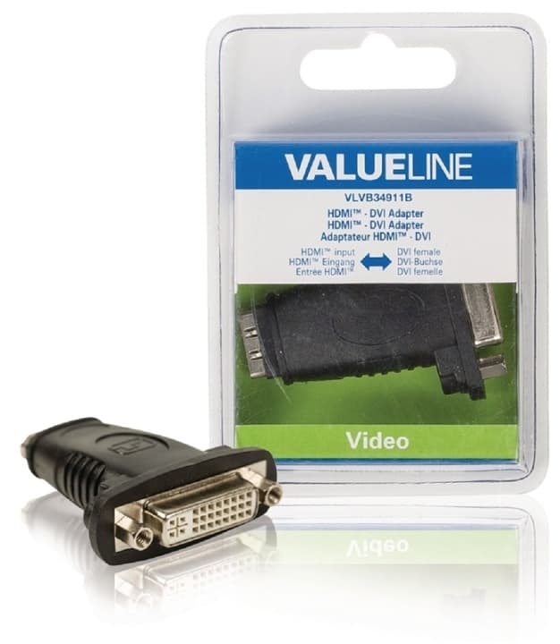 Valueline High Speed HDMI med Ethernet Adapter HDMI Hun - DVI-D 24+1p ...