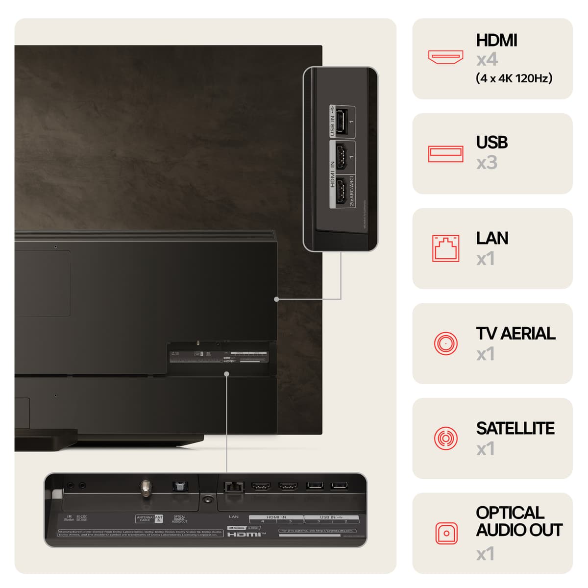 LG 83" C4 4K OLED evo TV (2024) - Elgiganten - Elgiganten