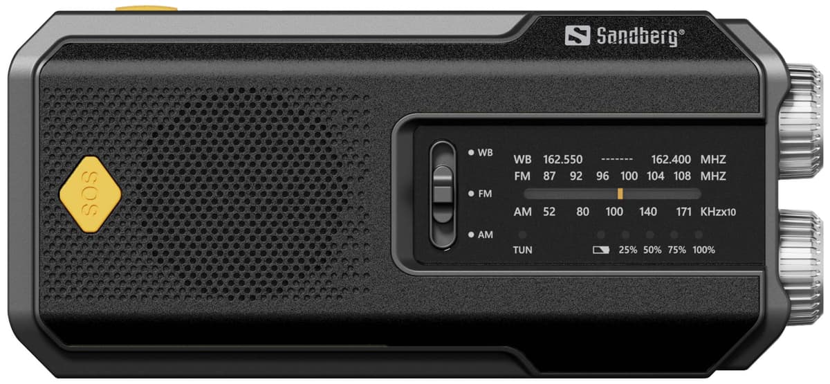 Sandberg Survivor Radio All-in-1 2000 - AM/FM - Mono - Elgiganten