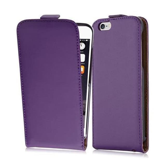 iPhone 6 PLUS / 6S PLUS Deksel Flip Case (lilla) - Elkjøp