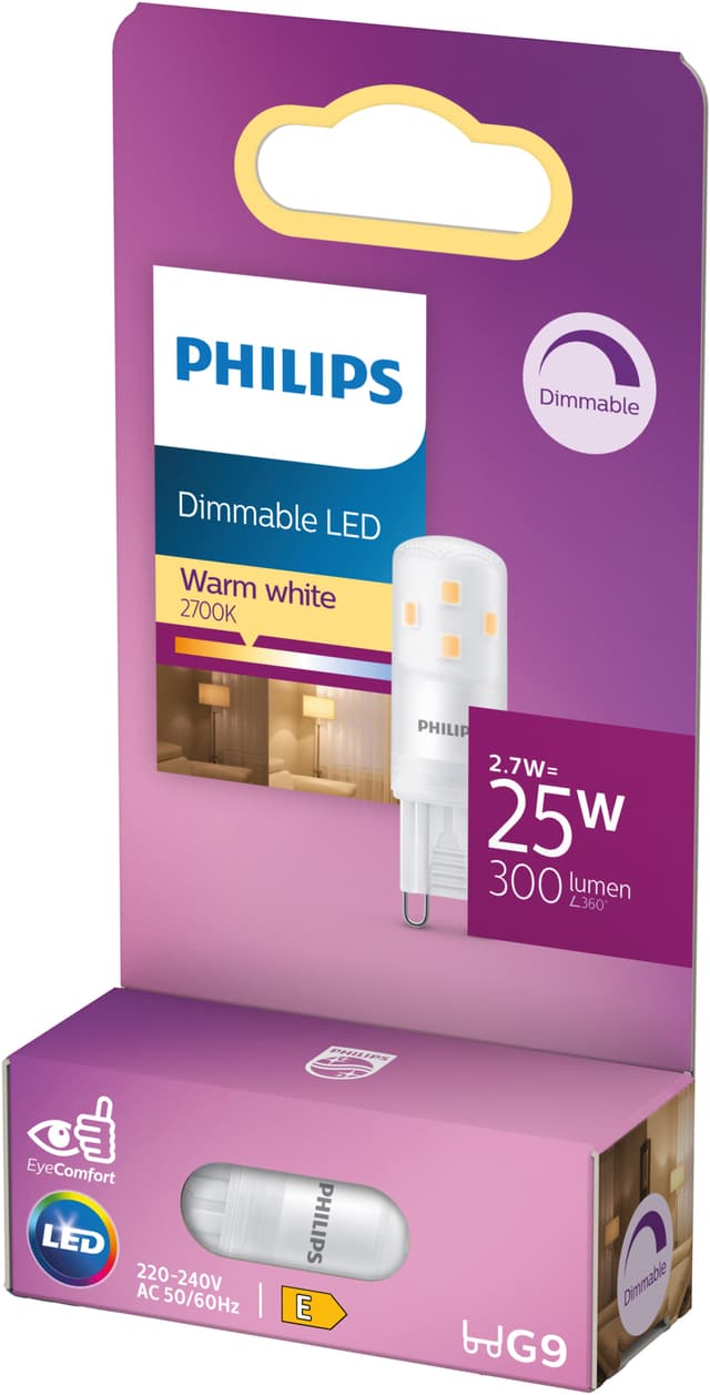 Philips Classic LED-lys G9 27W - Elkjøp | Elkjøp