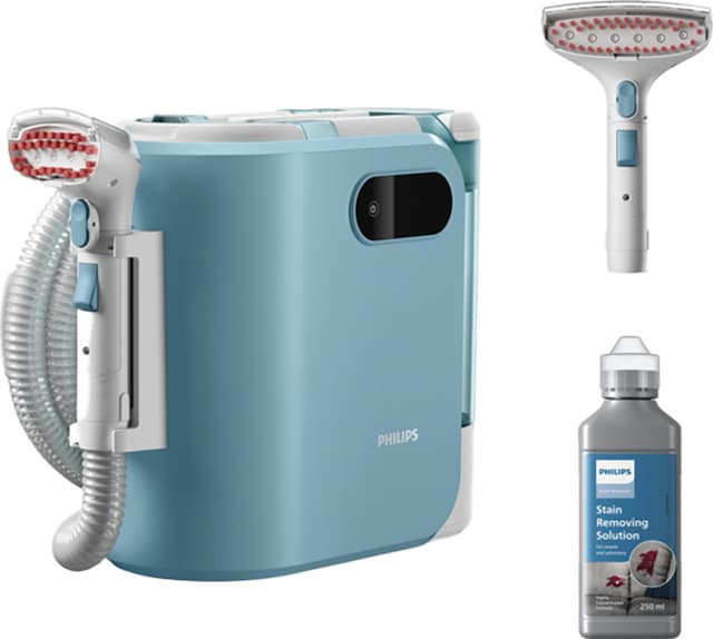 Philips 3000 serie flekkfjerner XW3193/11 (silkehvit & blå) - Elkjøp