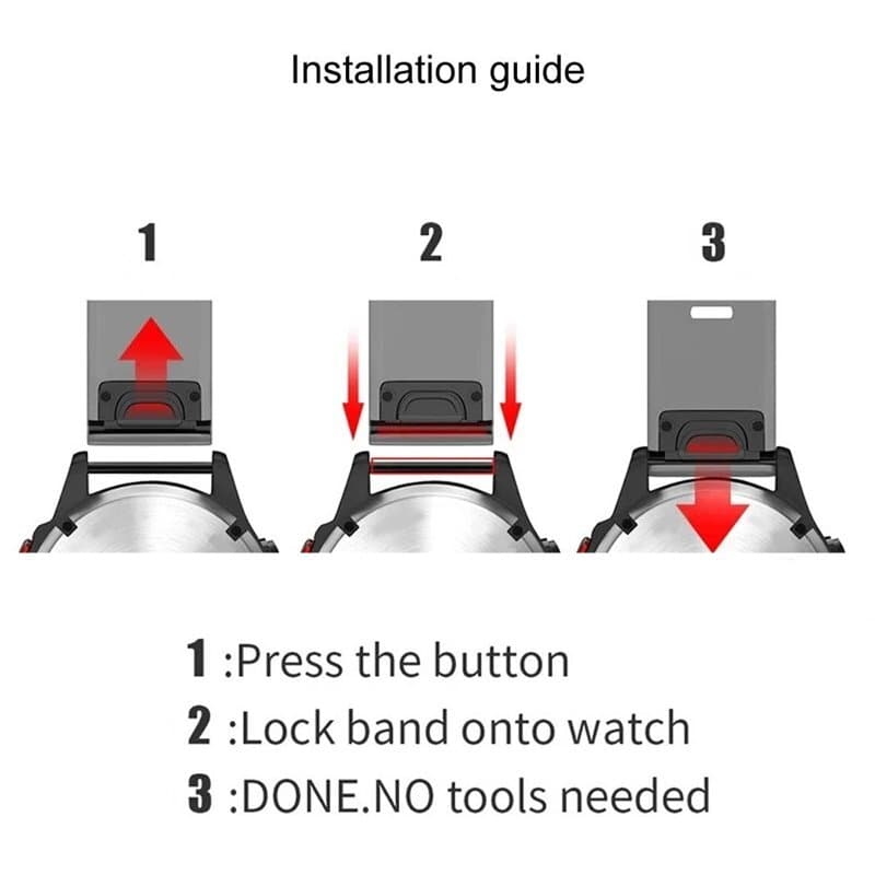 Rustfritt stål klokkereim Garmin Fenix 5 - Gull - Elkjøp | Elkjøp