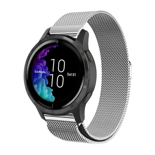 SKALO Milanese Loop till Garmin Venu 2S - Silver - Elgiganten