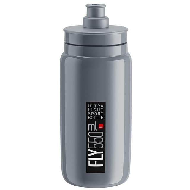 Elite Elite Bottle FLY 550 ml Grey DLC-Titan - Elkjøp
