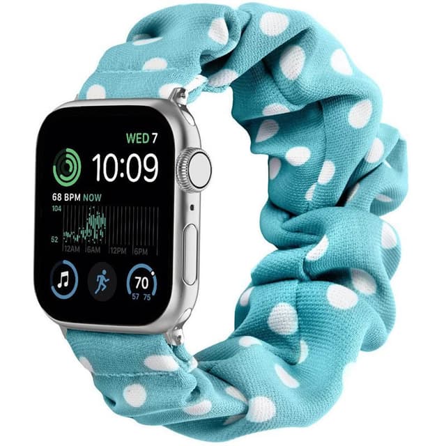 Scrunchie Elastiskt Armband Apple Watch SE 2022 (44mm) - Bluedot ...