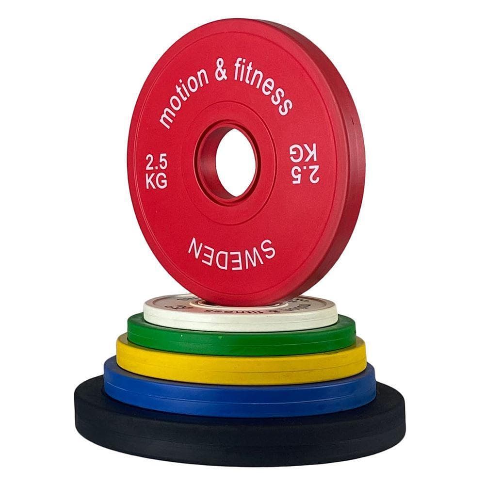 Motion & Fitness PRO Fractional Plate, Viktskivor Gummerade 2,5 kg ...