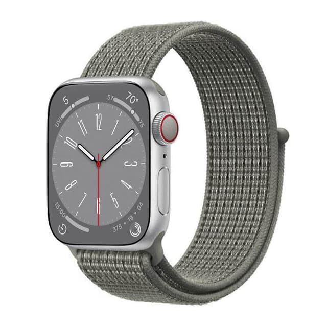 Nylon Armband Apple Watch 8 (45mm) - Spuce Fog - Elgiganten