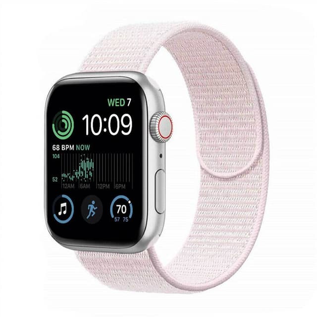 Nailon Rannekoru Apple Watch SE 2022 (40mm) - Pearl pink - Gigantti ...