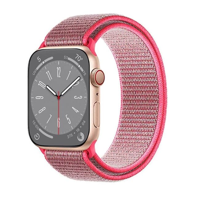 Nylon Armband Apple Watch 8 (41mm) - Hot pink - Elgiganten