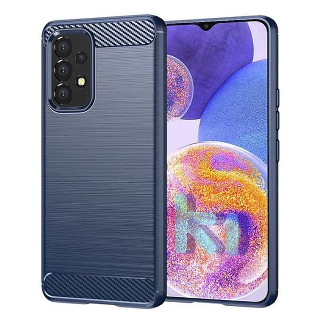Borstat silikon skal Samsung Galaxy A23 5G - Blå - Elgiganten