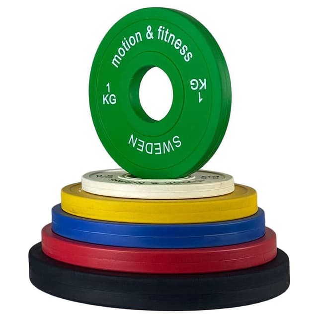 Motion & Fitness PRO Fractional Plate, Viktskivor Gummerade 1 kg ...